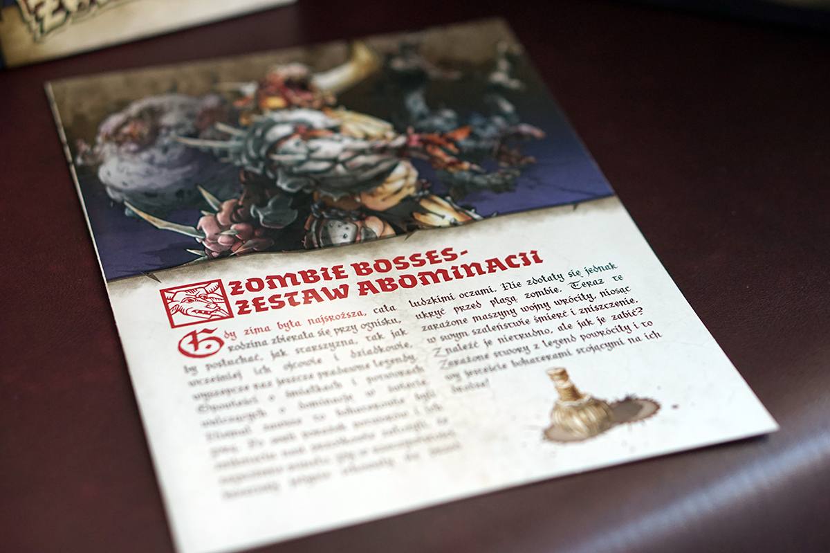Unboxing – Zombicide: Zombie Bosses – Abomination Pack | Angry BoardGamer