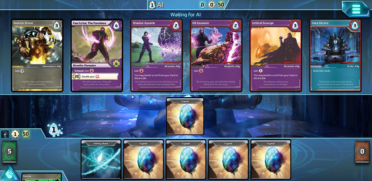 Recenzja aplikacji Shards of Infinity | Angry BoardGamer